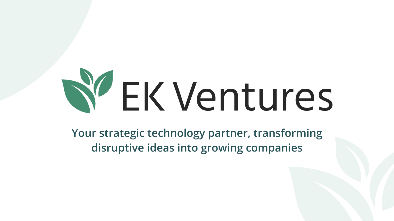 AI Technology Consultancy & App Development Company | EK Ventures